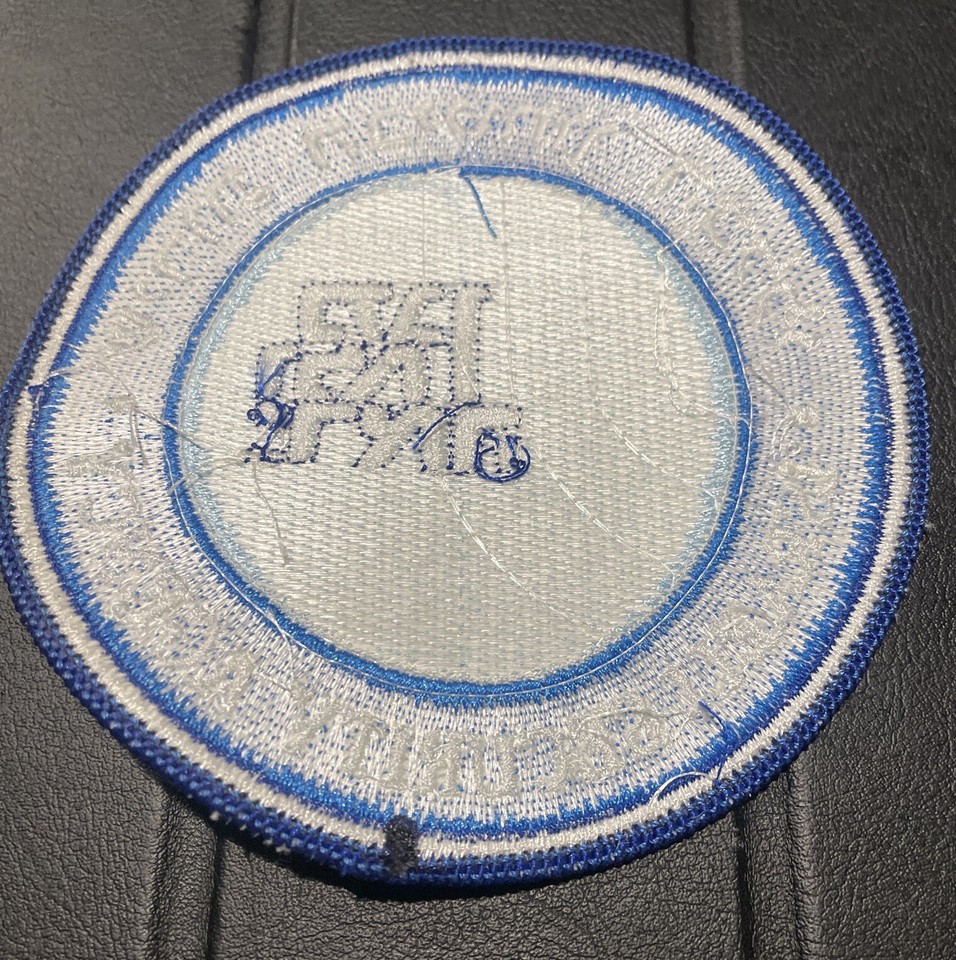 Vintage Israeli Security Agency Patch In Lite Blue English And Hebrew ...