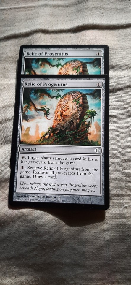 MTG Magic Gathering 4 Relic of Progenitus Shards of Alara NM Free S/H ...