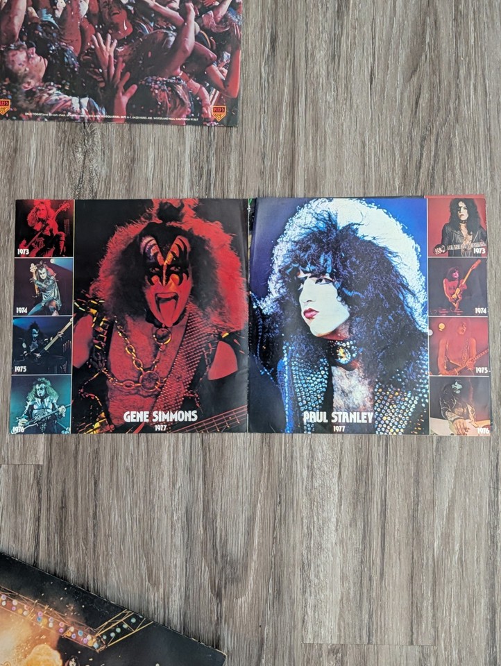 Vintage Kiss Alive II Vinyl Record 2 Record LP Casablanca with poster ...