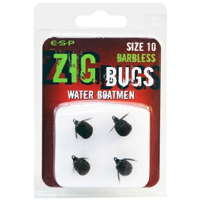 ESP Zig Bugs Water Boatmen Size 8 Barbless for sale online | eBay UK