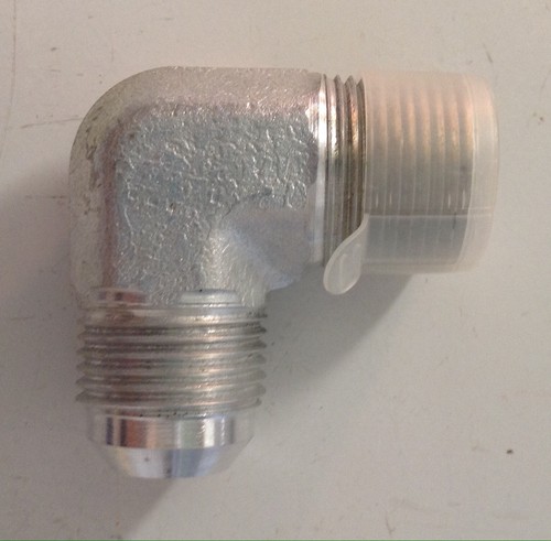 PARKER 90 Degree Male Elbow Steel 3/4" X 3/4" TRIPLE-LOK® 37° FLARE JIC ...