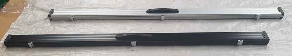 1 PIECE CUE CASE LUXURY ROSETTA 60" ALUMINIUM SNOOKER POOL SHALO,BLACK ...