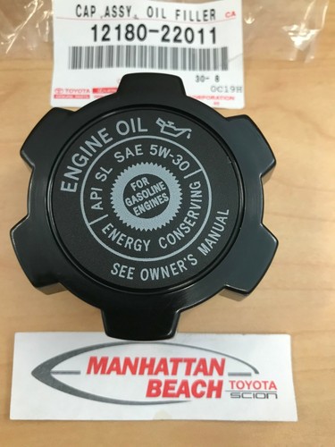 NEW GENUINE TOYOTA ENGINE OIL FILLER CAP 12180-22011 VARIOUS MODELS ...