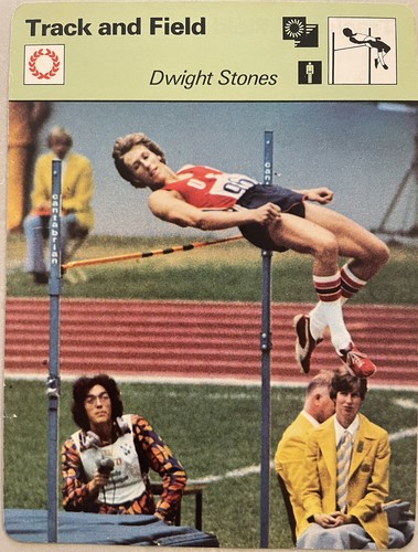 1977 Sportscaster Track and Field Card Dwight Stones | eBay