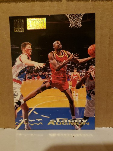 1993-94 Stadium Club Basketball Stacey Augmon Atlanta #310 Ist Day ...