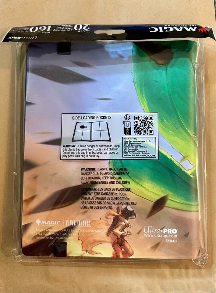 Final Fantasy MTG Jabo Tander 4-Pocket Pro Binder , Portable Magic Card ...