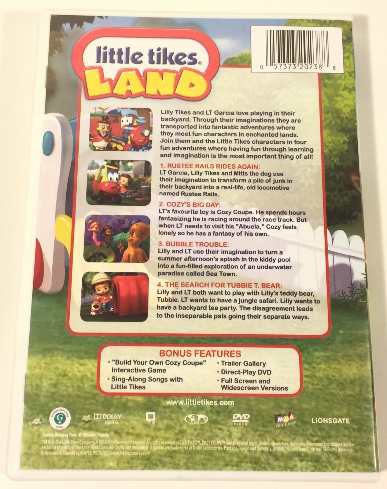 Little Tikes - Little Tikes Land (DVD, 2008, Canadian) for sale online ...
