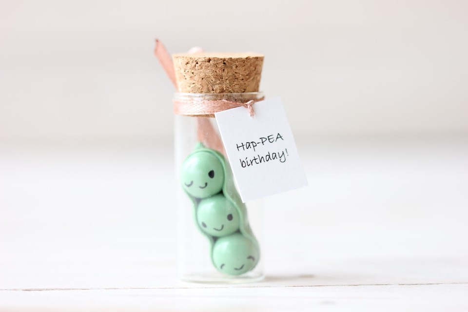 Birthday Funny Gift Party Favors Personalized Family Gift Three Peas in ...