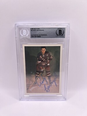 Andy Bathgate Signed 1981-82 TCMA #8 Card Beckett Auto | eBay