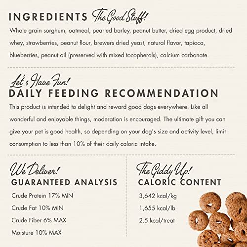 Crunchy Os Peanut Butter Jammers Dog Treats - Premium Crunchy Dog ...