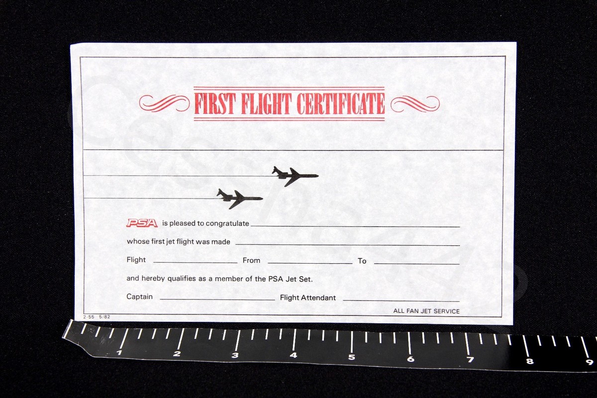 First Flight Certificate Template Universe Kit (Logbook + Case)