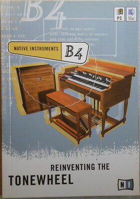 Native Instruments B4, Reinventing the Tonewheel. Operation Manual / die Neue | eBay