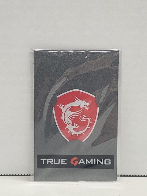 Genuine Original MSI True Gaming Series Logo Case Badge / Sticker PC ...