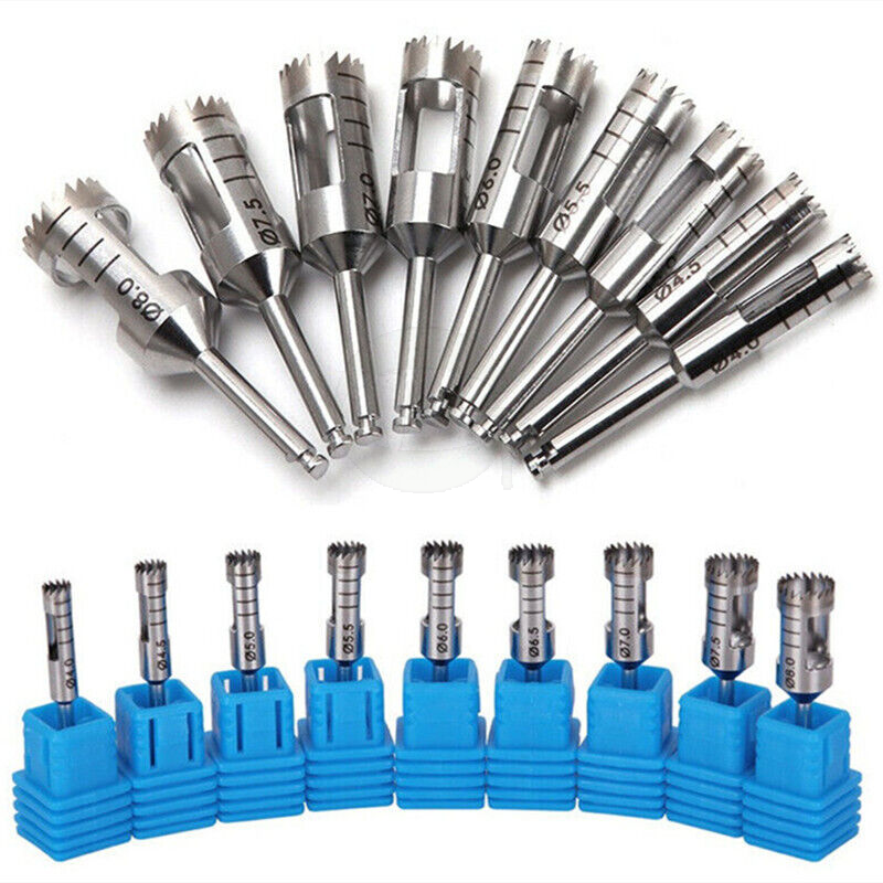 Dental Cutting Trephine Drill Tissue Bone Punch Instrument for Low ...
