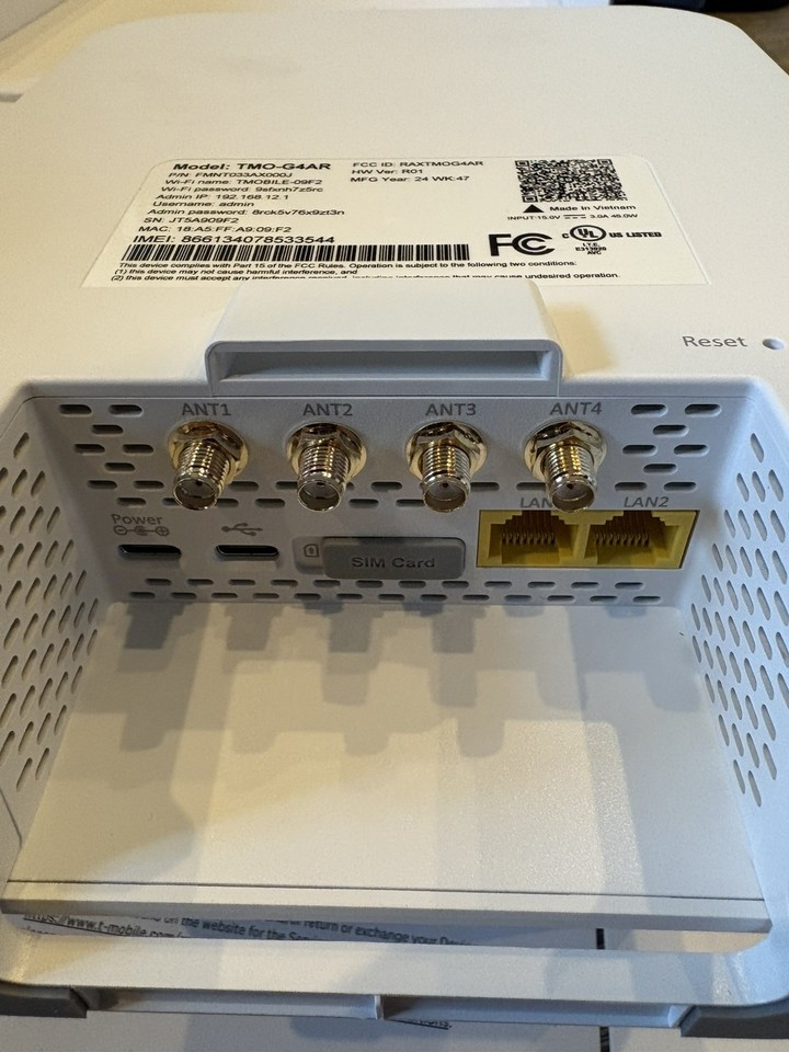 T-Mobile TMO-G4AR 5G Home Internet Modem Gateway – High-Speed Wireless ...