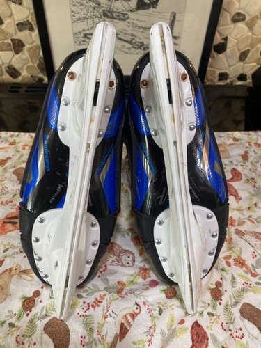 CCM FT6 Pro Pro Stock Skates 8D Blue | eBay