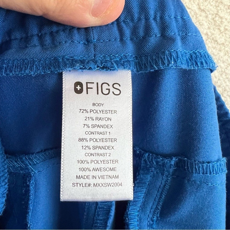 Figs Men's Technical Collection Royal Blue Tansen Joggers Scrub Pants ...