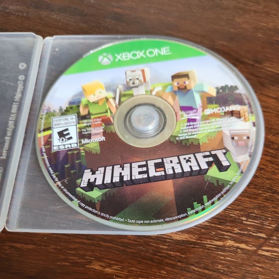 Minecraft - Microsoft Xbox One - Game Disk Only Video Game 889842395679 ...