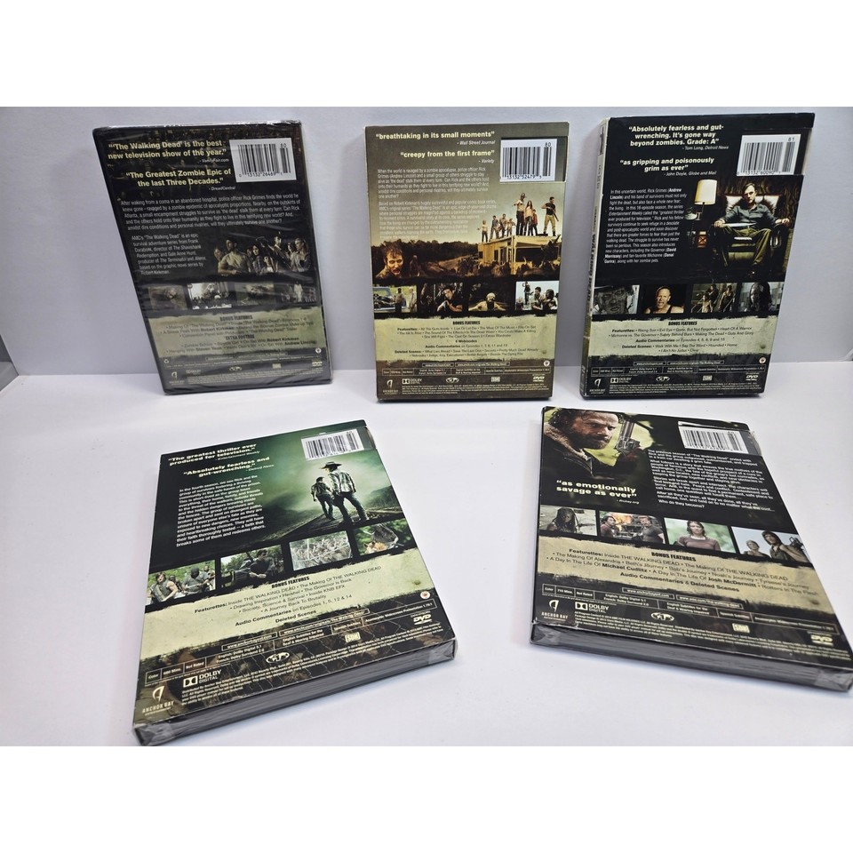 AMC The Walking Dead Dvd Boxsets Seasons 1-5 | Season 1 , 4 & 5 Are ...