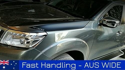 2015+ Nissan Navara NP300 STX bonnet decals sticker stripes decal ...