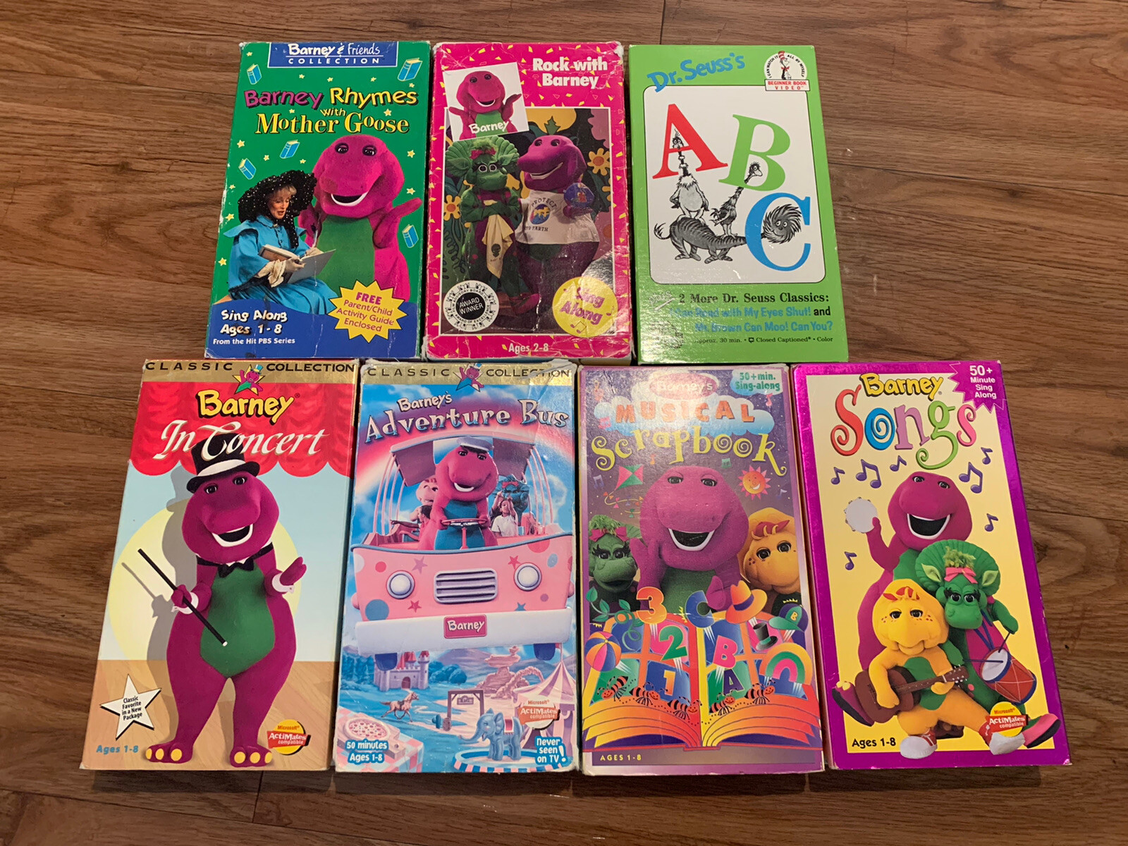 Lot Of 90 S Barney S Vhs And Dr Suess Vhs Ebay
