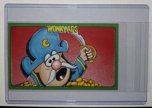 2022 Wacky Packages Wonky Ads 2 SKETCH CARD CAPTAIN CRUD ARTIST ACEVEDO ...