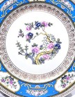 Bavaria Porcelain Chinese Tree Dinner Plate 6236 Blue Pink Gold ...