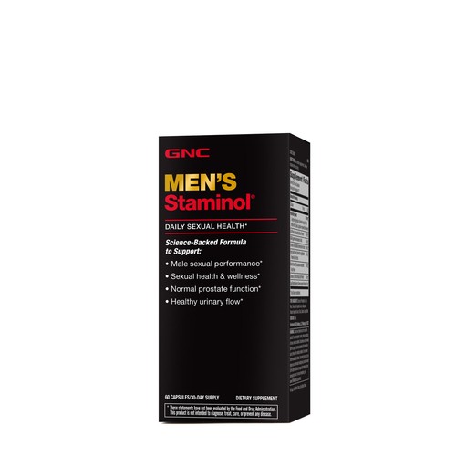 GNC MEN'S STAMINOL -- SEXUAL HEALTH --60 Capsules EXPIRY 03/2027 | eBay