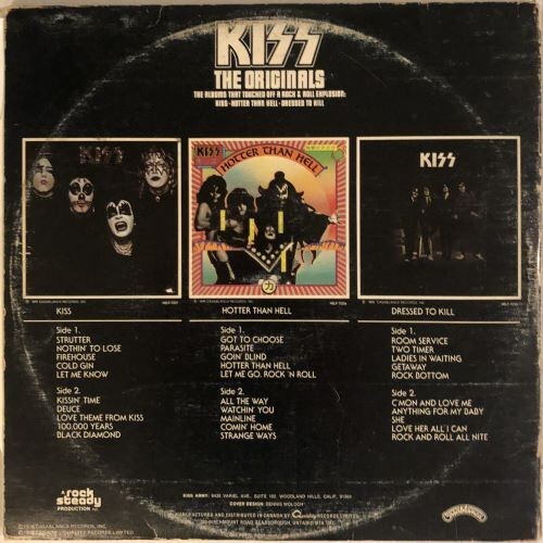 Kiss - The Originals (3XLP, Tan Labels, 1976 Casablanca, Canada, NBLP ...