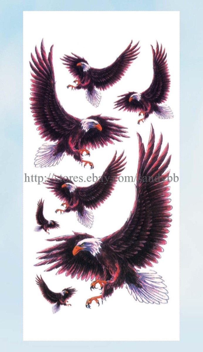 Fake Hawk Tattoos Red Tailed Hawk 🔴⚫ … #traditional