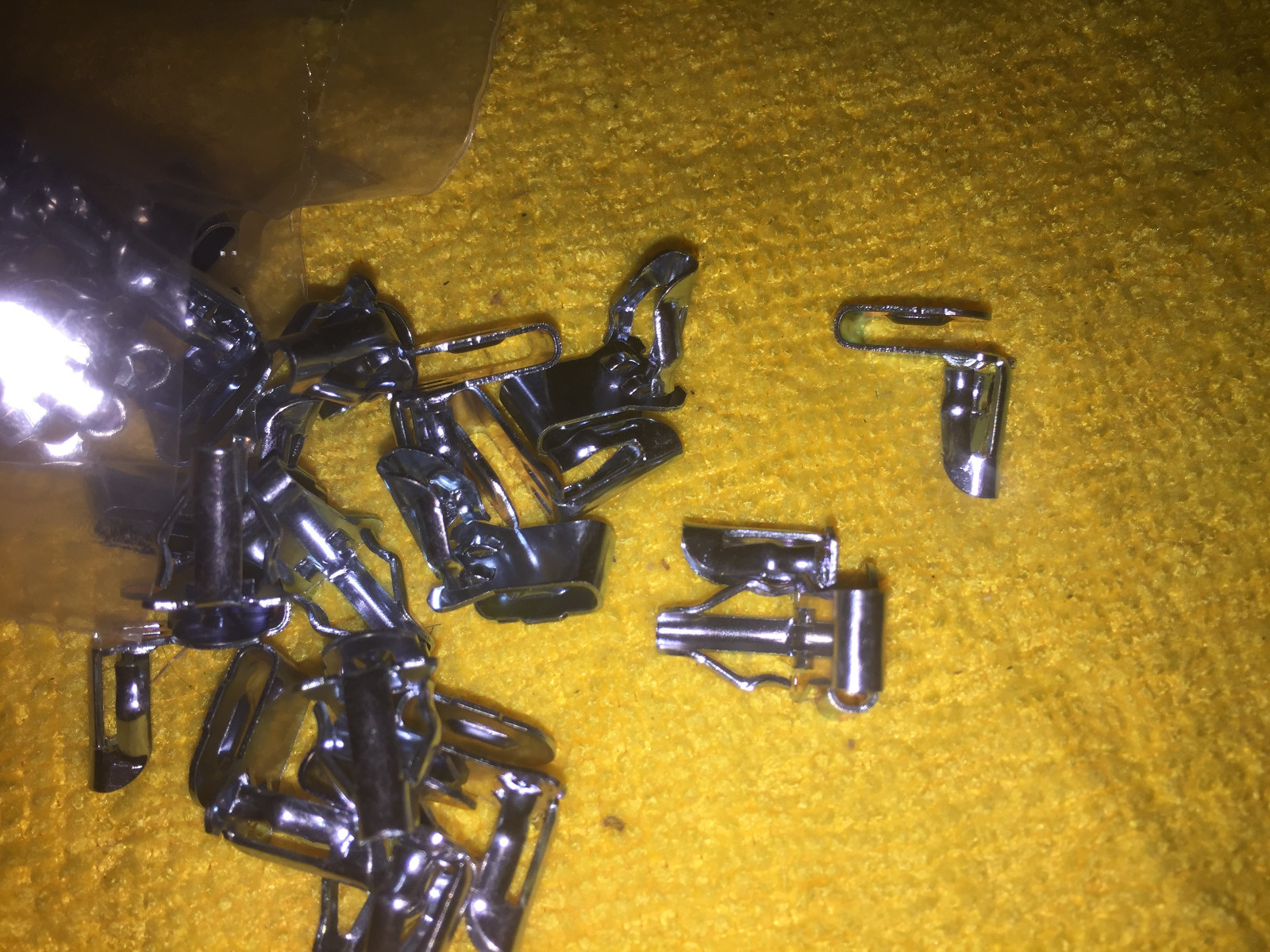 VW Beetle Thing Karmann Ghia Fastback metal door panel clips 50 pcs | eBay