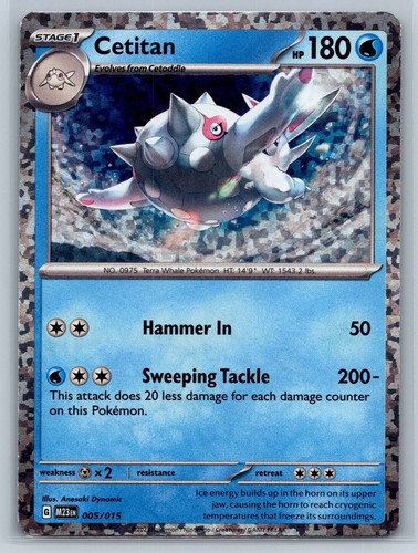 Cetitan - McDonald’s Holo - Scarlet Violet Match Battle 2023 Pokemon ...