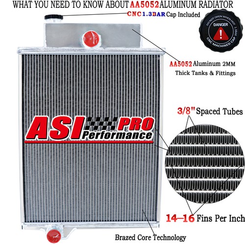 Radiator For John Deere 4000 4020 Tractor Ga Diesel AR49454 AR46434 ...