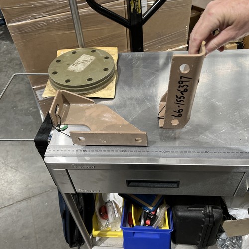 4 x military truck chasis mounting brackets nsn 5340-66-155-6397 260mm ...