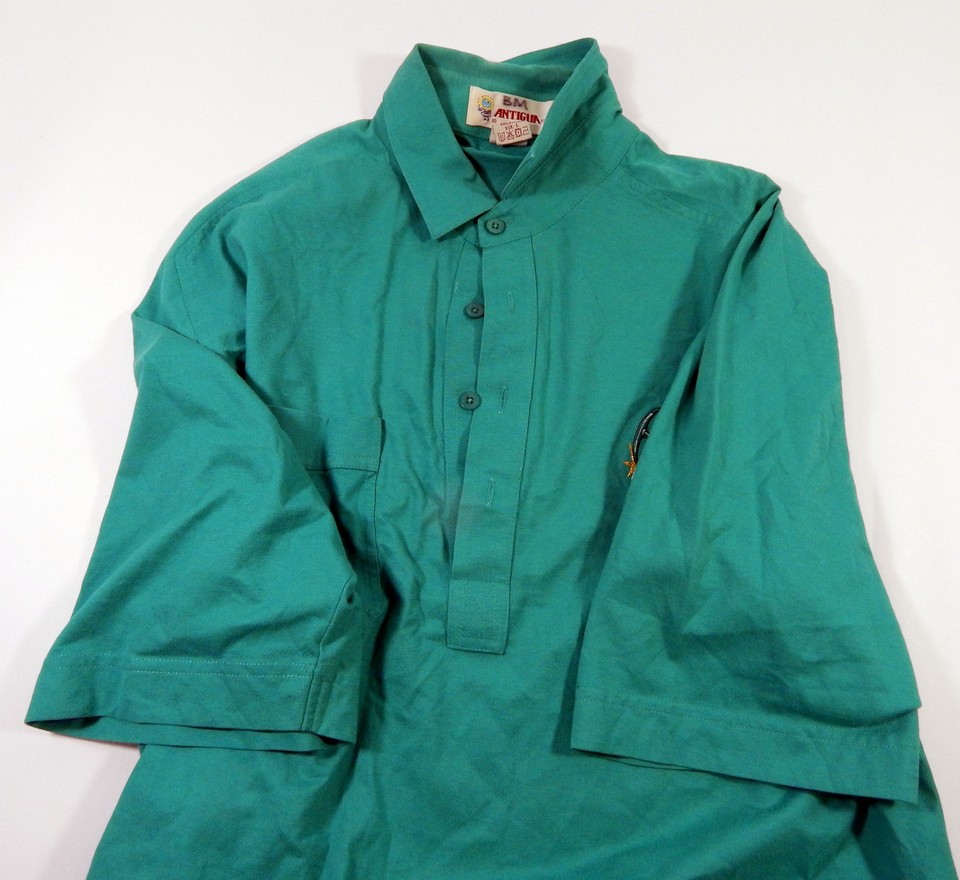 1990s Sacramento Gold Miners Team Issued Teal Polo Shirt USFL L DP54108 ...