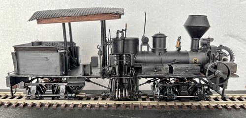 BACHMANN On30 2-TRUCK DC SHAY WITH 'RARE AS HENS TEETH' STEAM IN BUSH ...