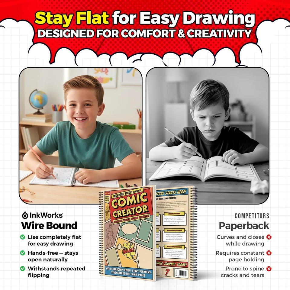 ComicCreator - Create Your Own Comic Book in a Comic Book Drawing Kit ...