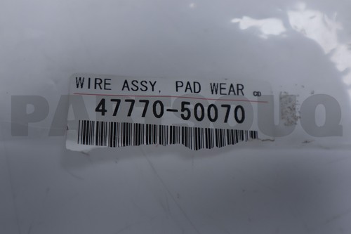 4777050070 Genuine Toyota WIRE ASSY, PAD WEAR INDICATOR, FRONT RH 47770 ...