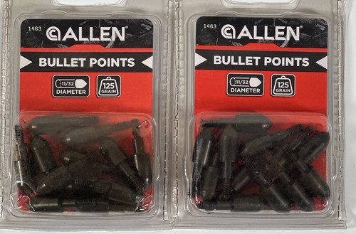 Allen 11/32” 125grain Bullet Points 2pk x 12 #1463 | eBay