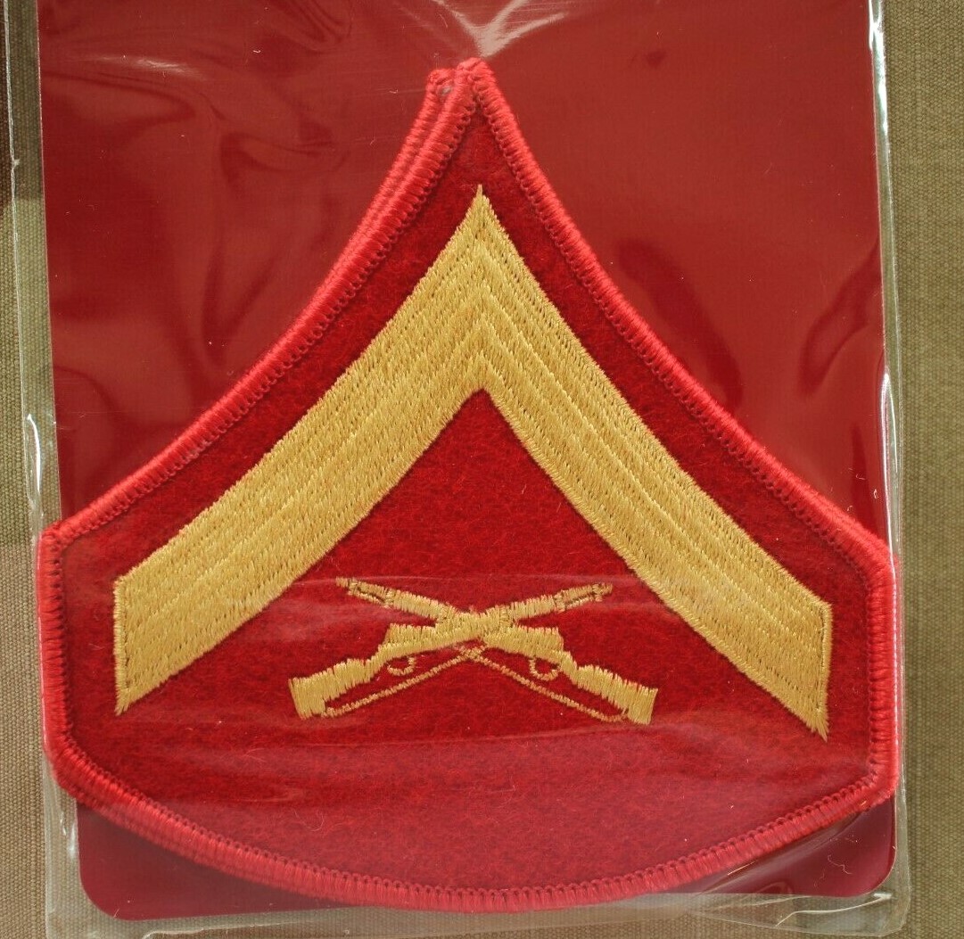 USMC US MARINE CORPS E-3 L/CPL LANCE CORPORAL PARADE DRESS BLUES RANK ...