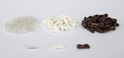 Flyscreen Plastic Swivel Clips White Flush Pk200 Wing Lock Window Door ...