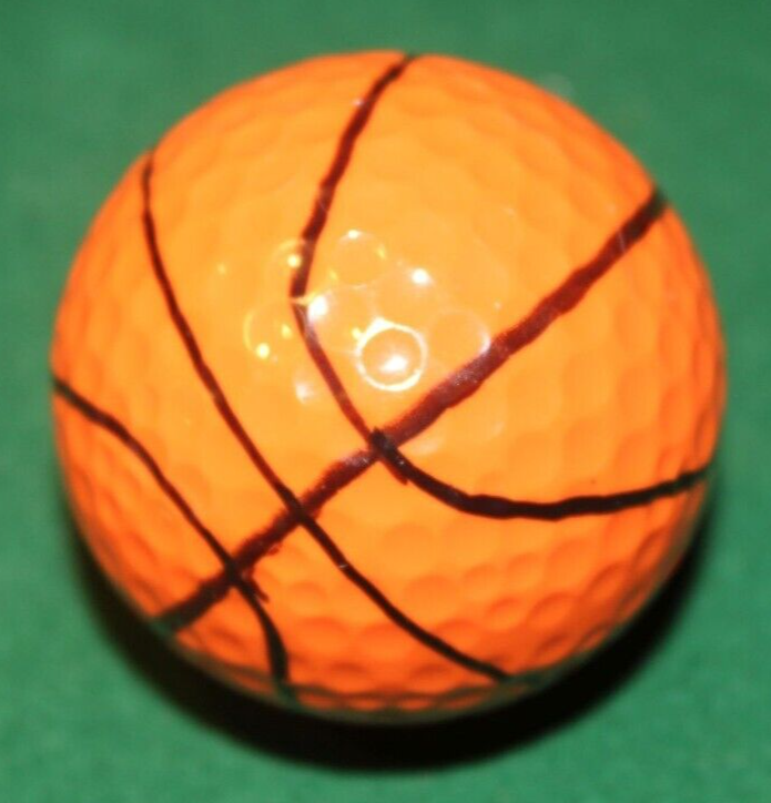 Novelty Basketball Golf Ball | eBay