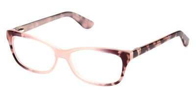 GUESS GU2948 074 Pink Plastic Optical Eyeglasses Frame 53-14-140 | eBay