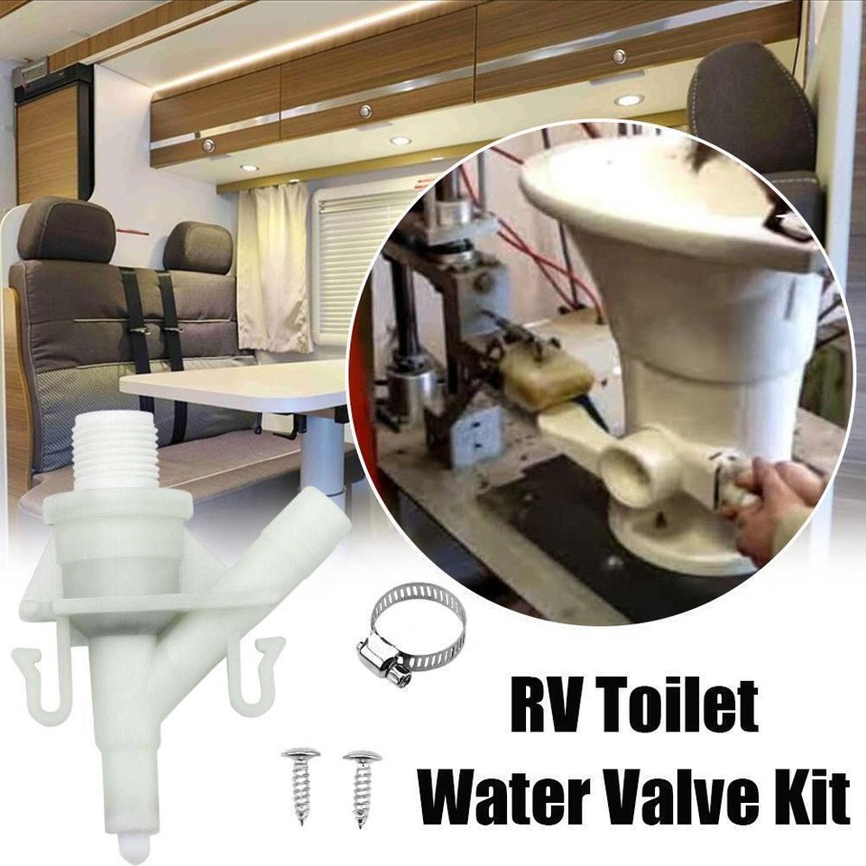 Water Valve Kit For Dometic 300 310 320Series RV Camper Toilet ...