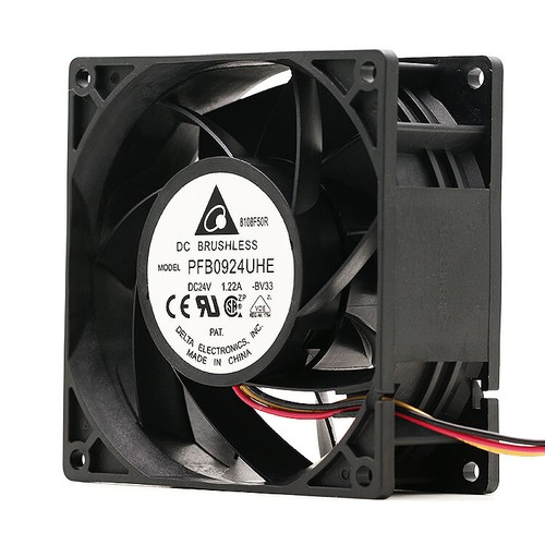 1PC DELTA PFB0924UHE 9238 9CM 24V 1.22A 3-wire durable inverter cooling ...