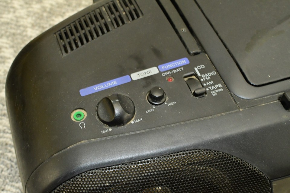 Vtg SONY CFD-8 Cassette/Tape AM/FM CD Player Radio Boombox - TAPE NOT ...