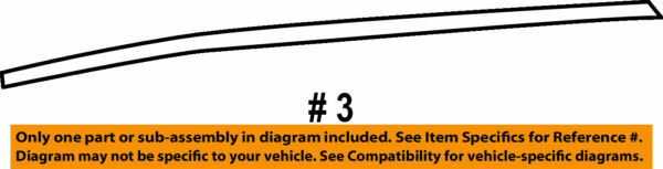 7576447010 Genuine Toyota Moulding RR Door 75764-47010 for sale online ...