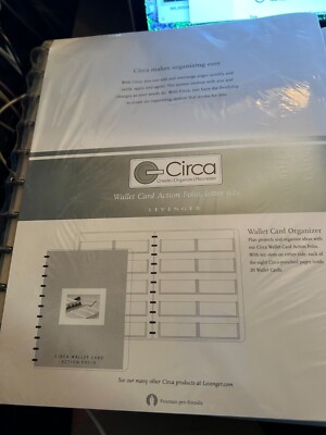 Circa Wallet Card Action folio letter | eBay