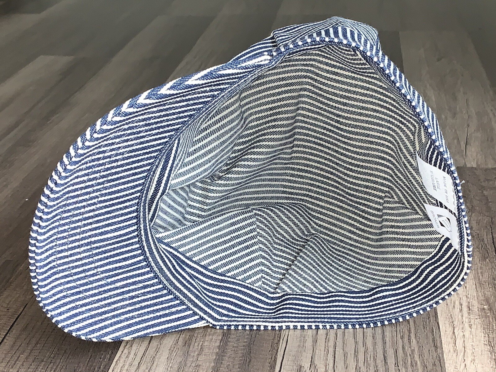 Vintage Broner Engineer Cap Railroad Utility Hickory … - Gem