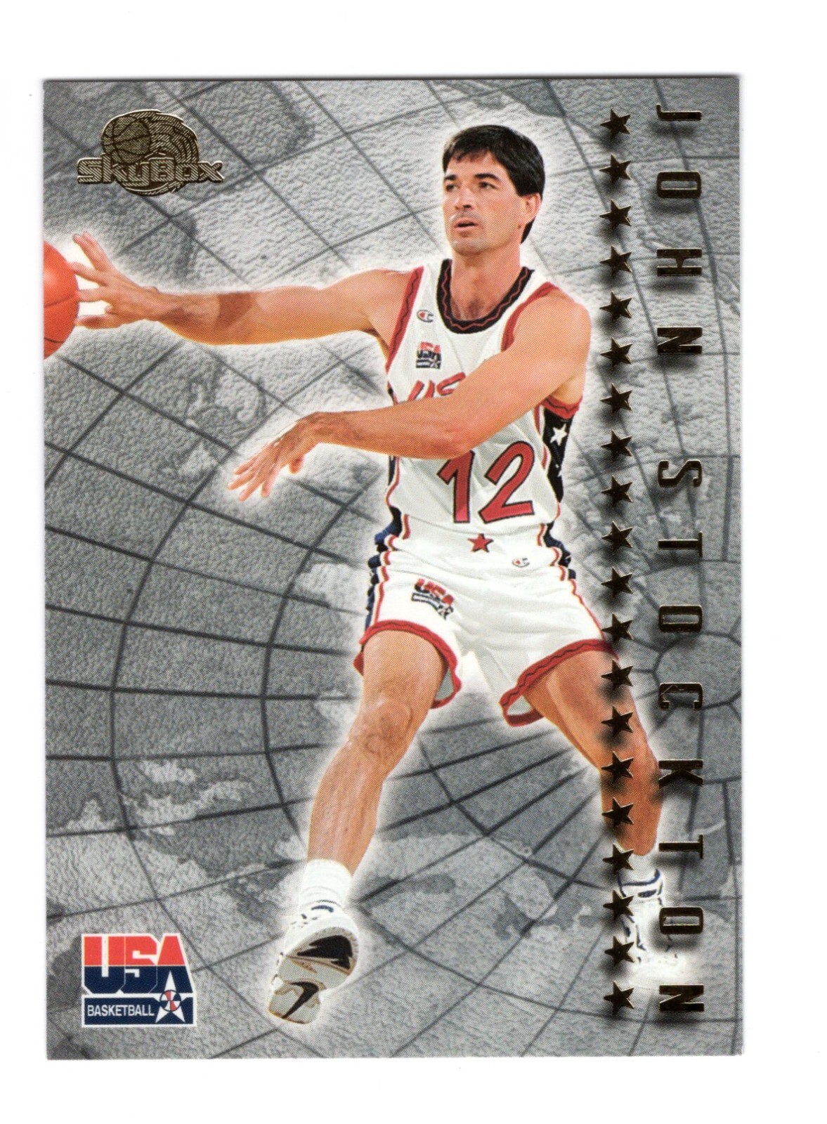 1996-97 SKYBOX USA BASKETBALL JOHN STOCKTON CARD #U10 **NM-MT** JAZZ | eBay